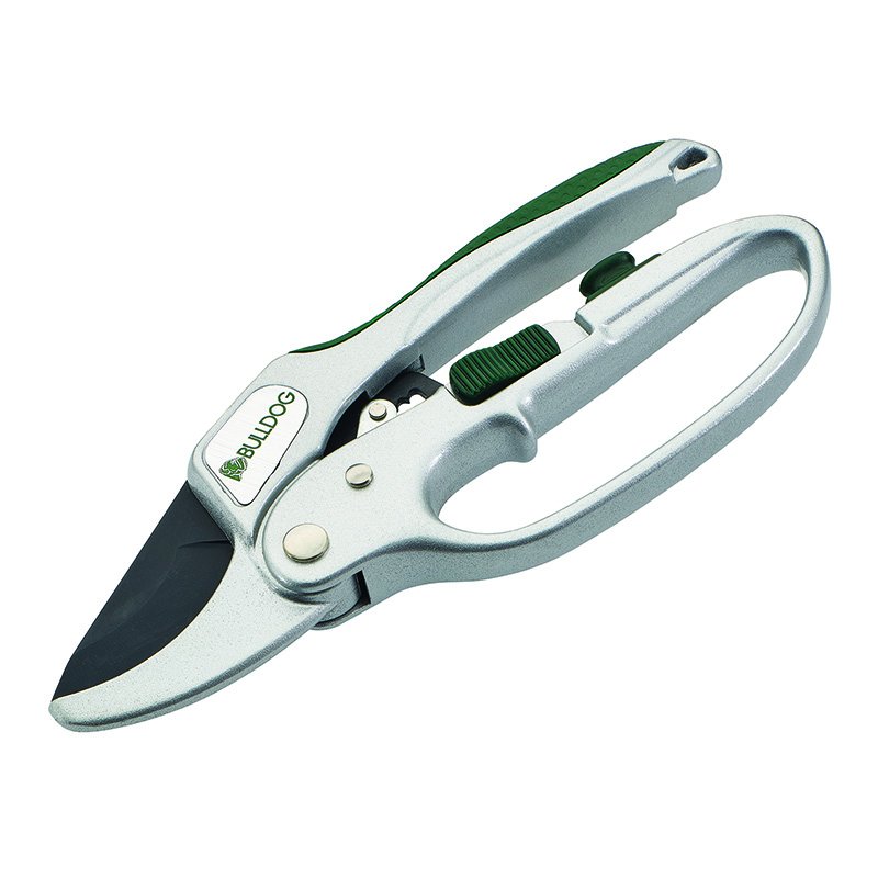 Folding pruning shears store